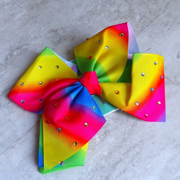 Copper Key | Accessories | Copper Key Girls Rainbow Hair Bow New | Poshmark